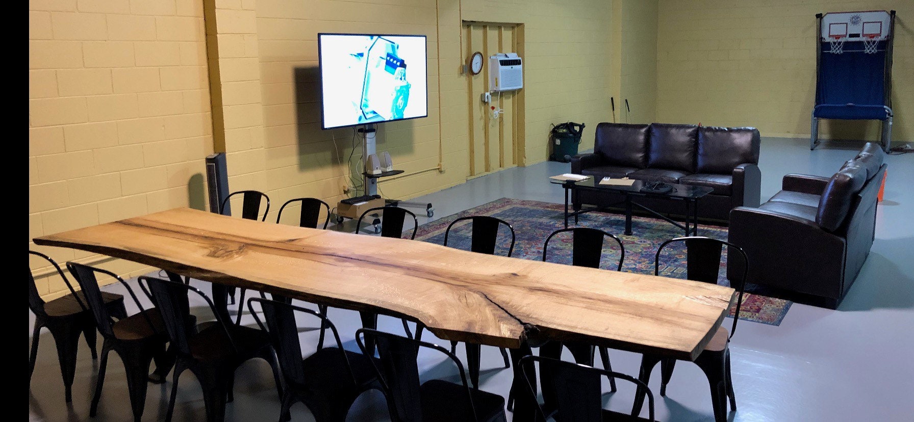 Nine Foot Red Oak Live Edge Wood Slab. Red Oak Dining Table. - Etsy