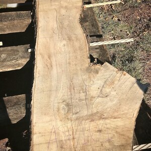 6 Foot Ash Wood Slabs. Ash Coffee Table. Ash Live Edge Desk. Ash ...