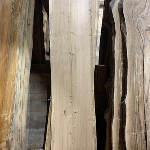 12 Foot Pin Oak Wood Slab. Live Edge Wood Slabs. Wood Slab Table - Etsy