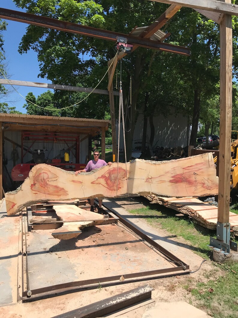 19 Foot Long Box Elder Live Edge Wood Slab - Etsy