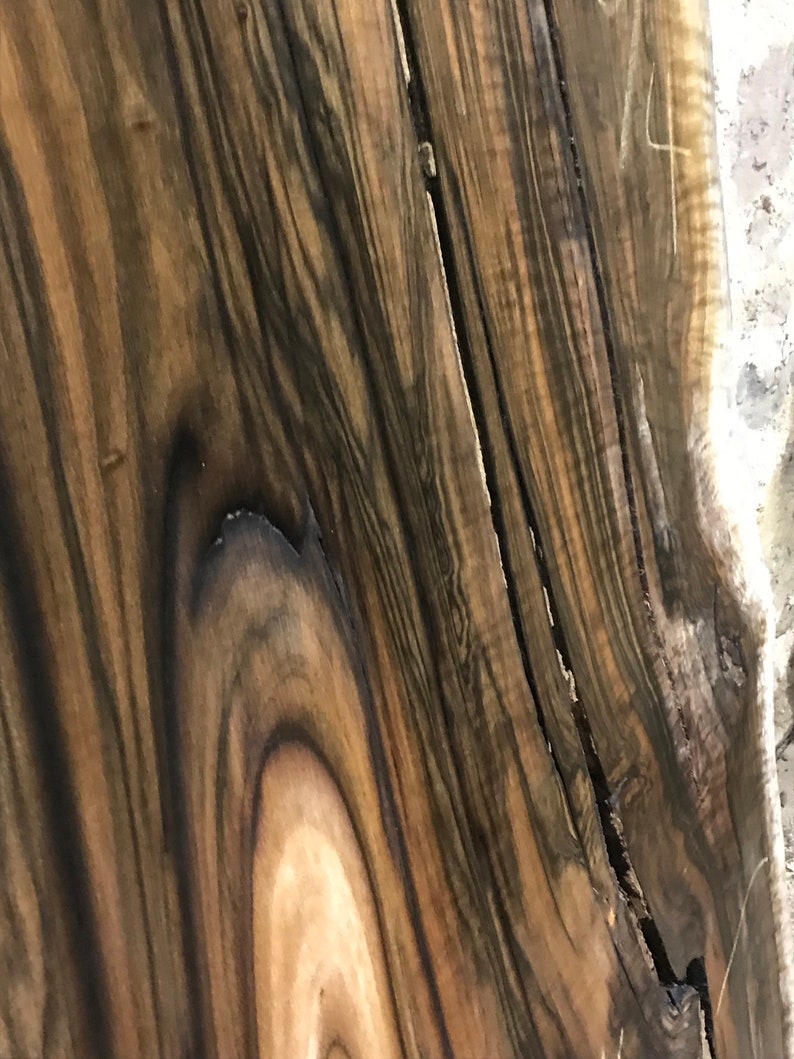 Curly Walnut Wood Slab. 12 Foot Walnut Wood Slab. Long Wood Slab Table ...