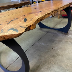 Black Cherry Live Edge Coffee Table - Etsy