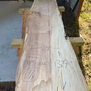 12 Foot White Pine Wood Slab. 12 Foot Long Wood Slab. 12 Foot Pine Wood ...