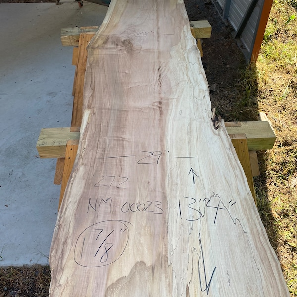 12 Foot White Pine Wood Slab. 12 Foot Long Wood Slab. 12 Foot Pine Wood ...