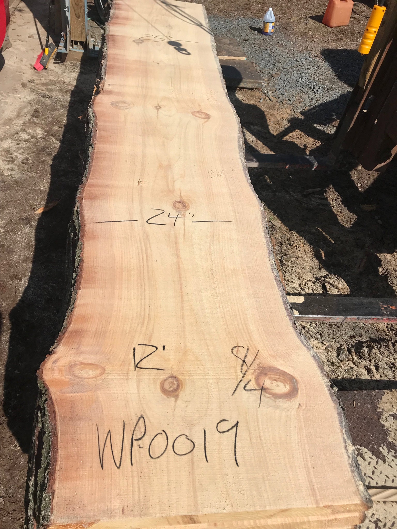12 Foot White Pine Dried Wood Slabs. 12 Foot White Pine Table. 12 Foot ...