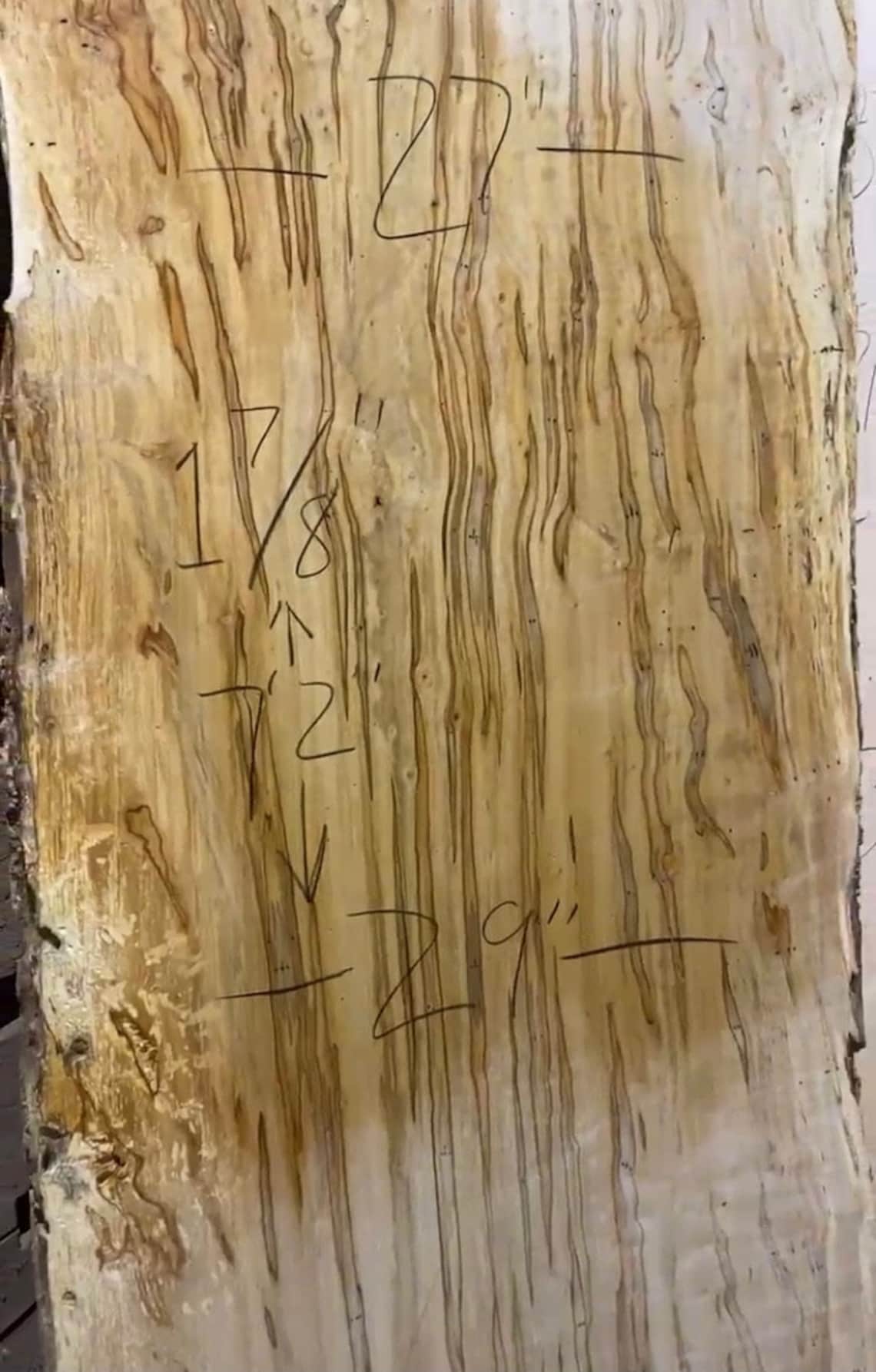 Spalted Maple Dining Table - Etsy