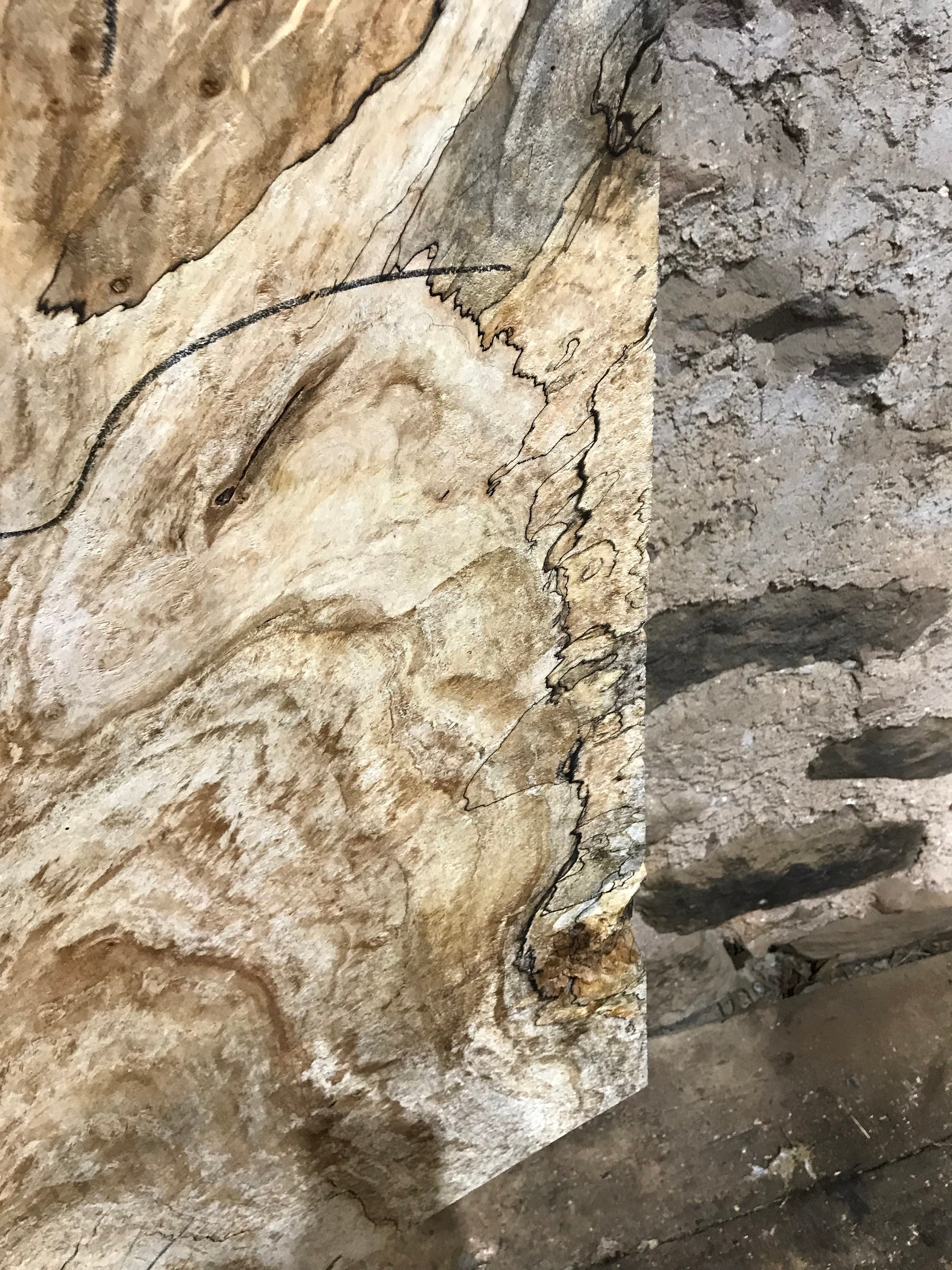 Silver Maple Live Edge Wood Slab Wood Conference Table Wood - Etsy