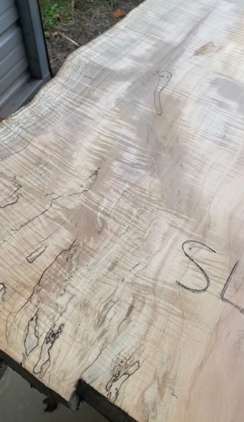 12 Foot Silver Maple Wood Slab for Dining Table, Island. - Etsy