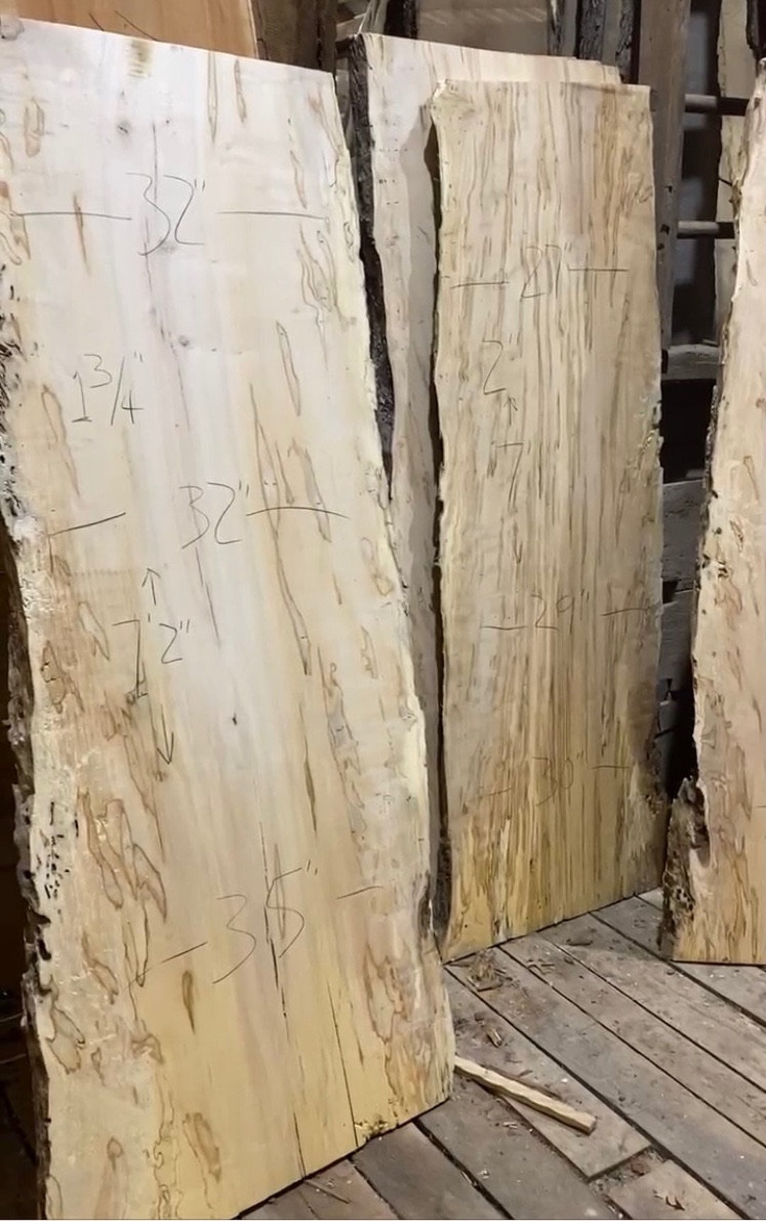 6 Foot Maple Wood Slabs. 6 Foot Maple Dining Table - Etsy