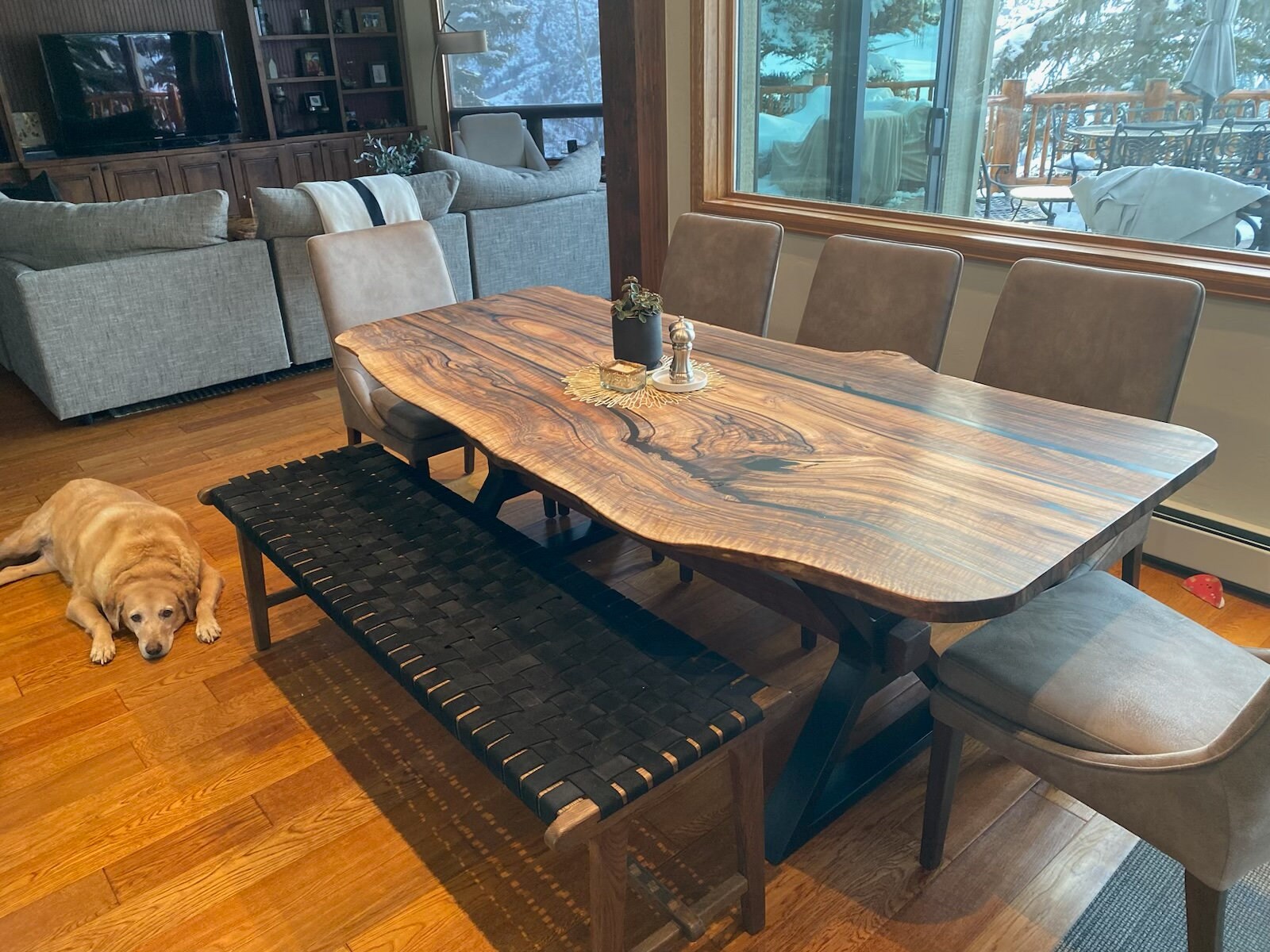 Custom Live Edge Dining Table. Sold - Etsy