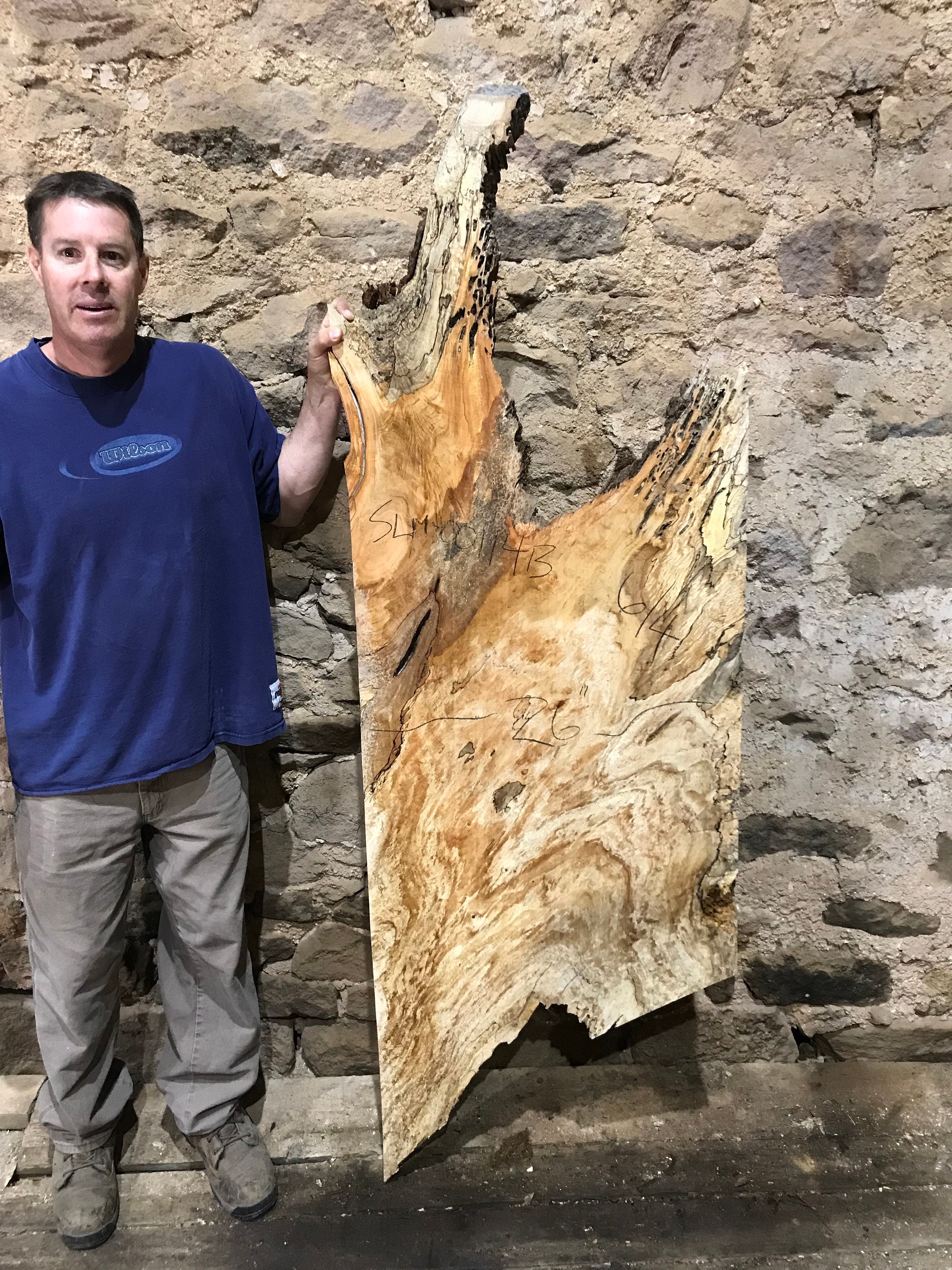 Silver Maple Live Edge Wood Slab, Wood Conference Table, Wood Kitchen ...