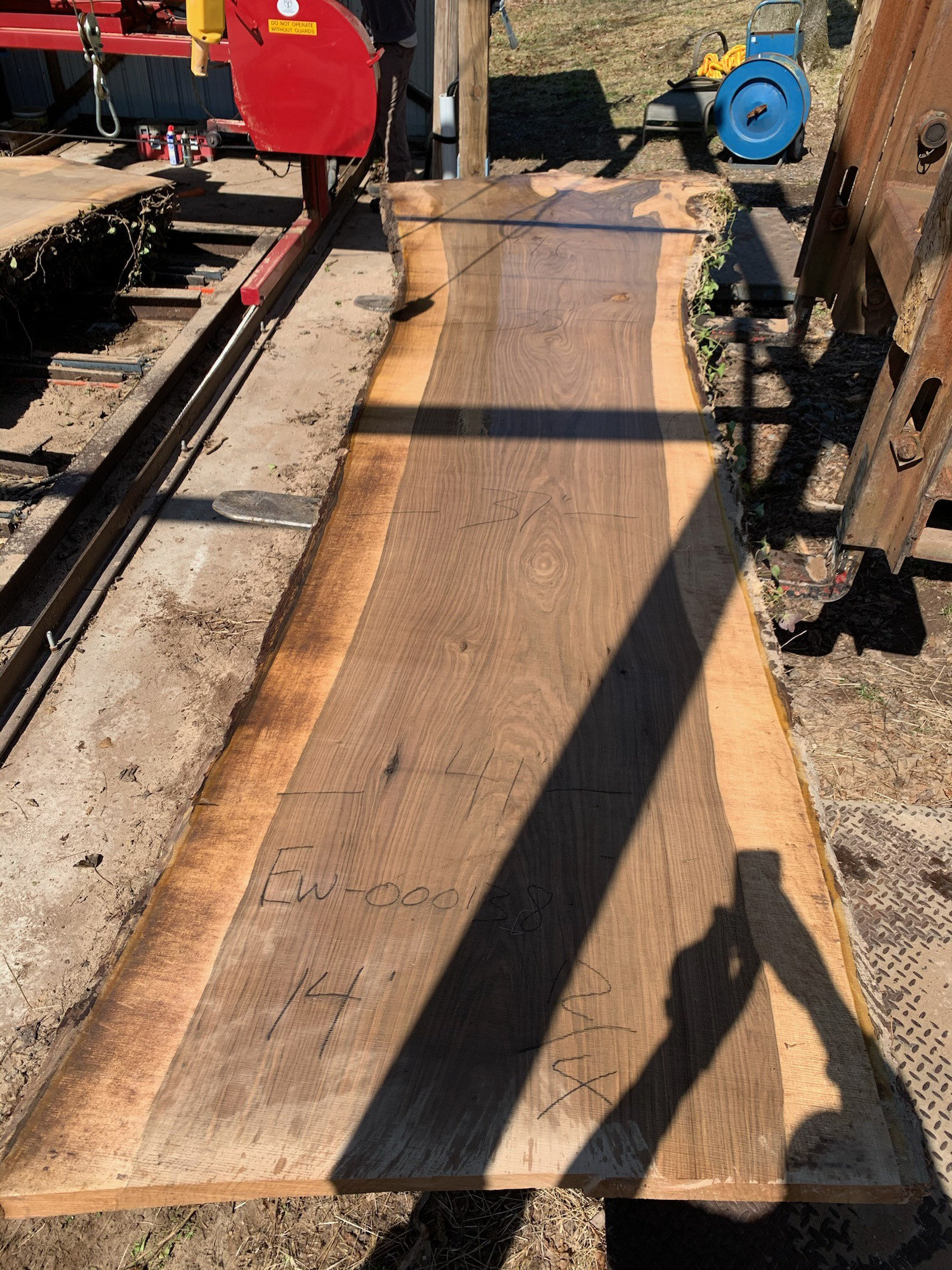 14 FT Live Edge English Walnut Wood Slab - Etsy