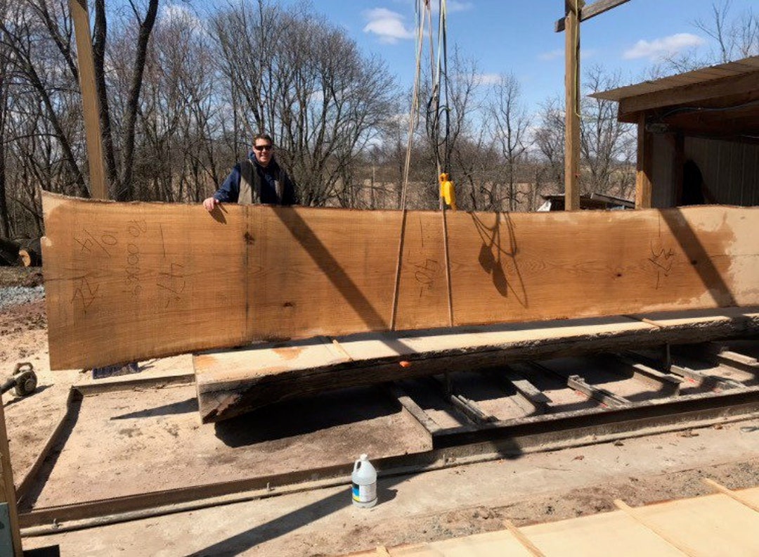 22 Foot Oak Wood Slab. Conference Table. Bar Top - Etsy