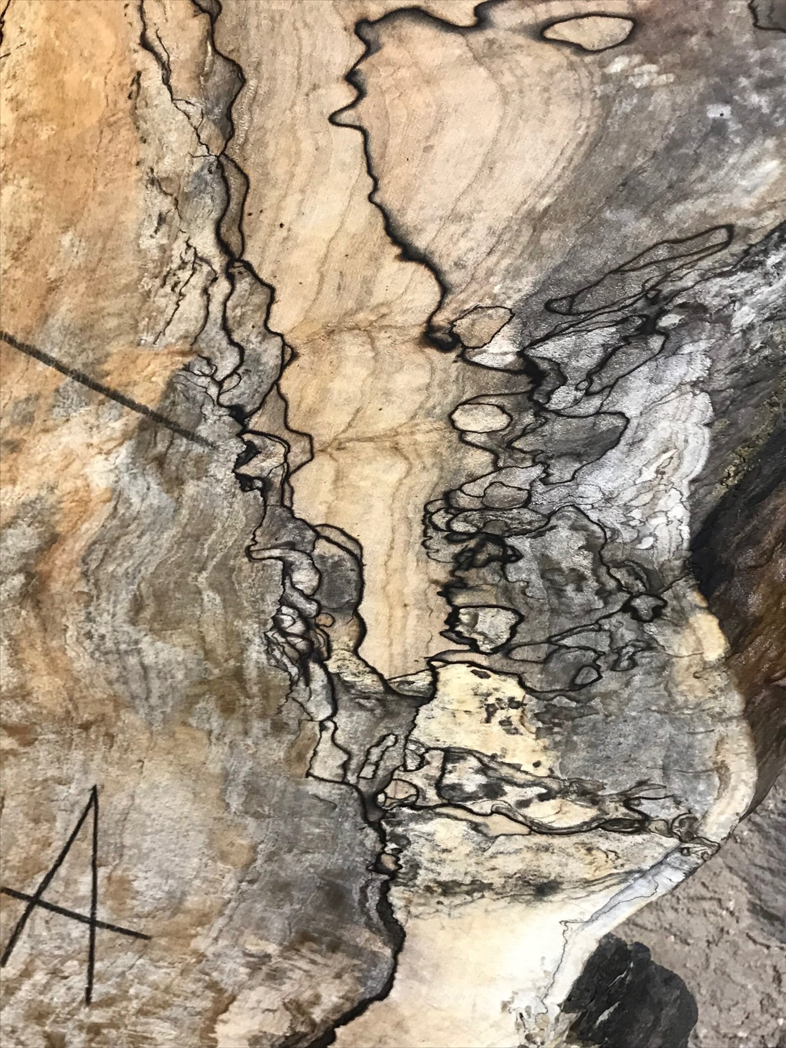 Custom Sliding Door 8 Foot Spalted Maple Live Edge Bookmatched Wood ...