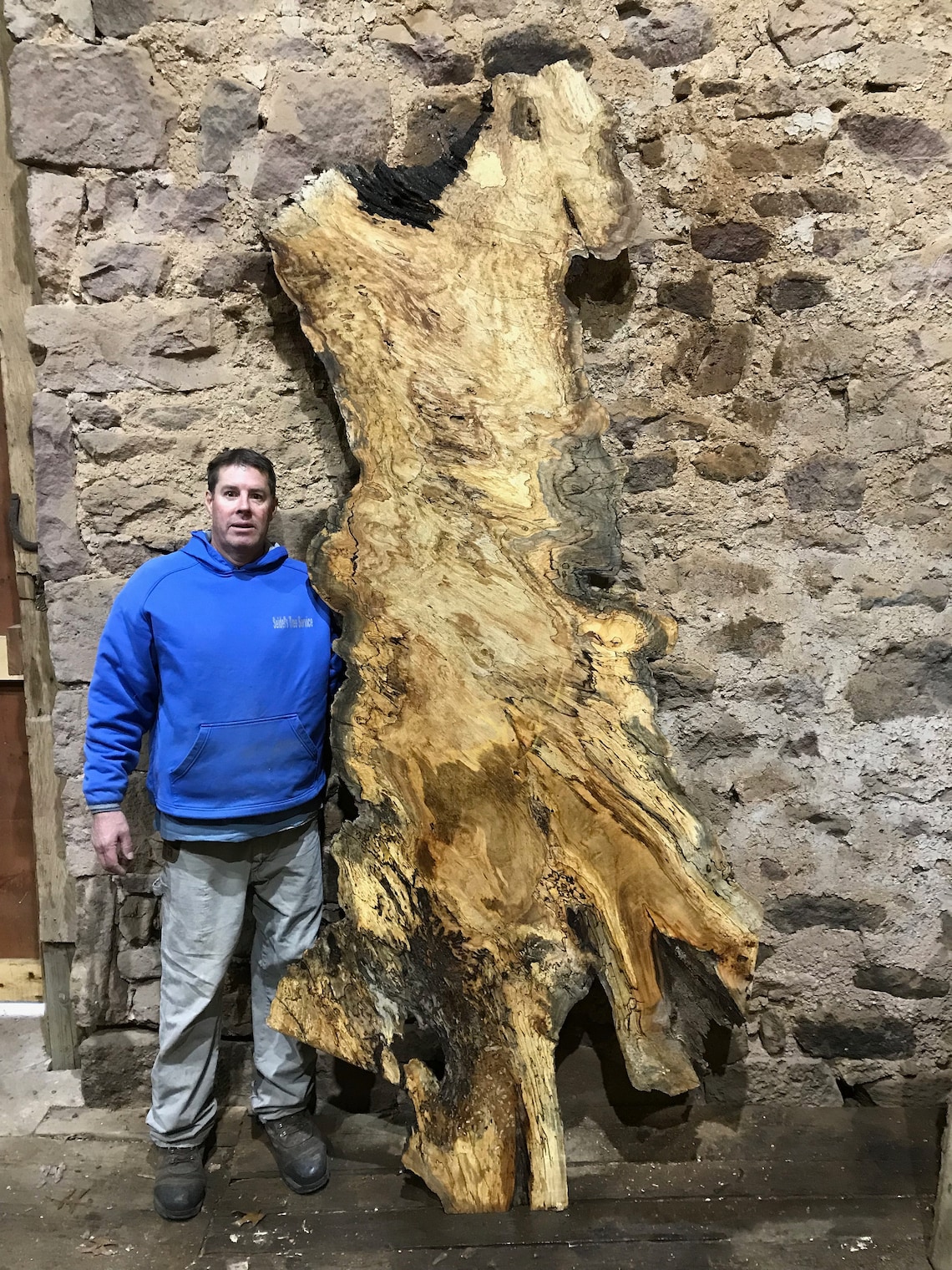 Silver Maple Live Edge Wood Slab - Etsy