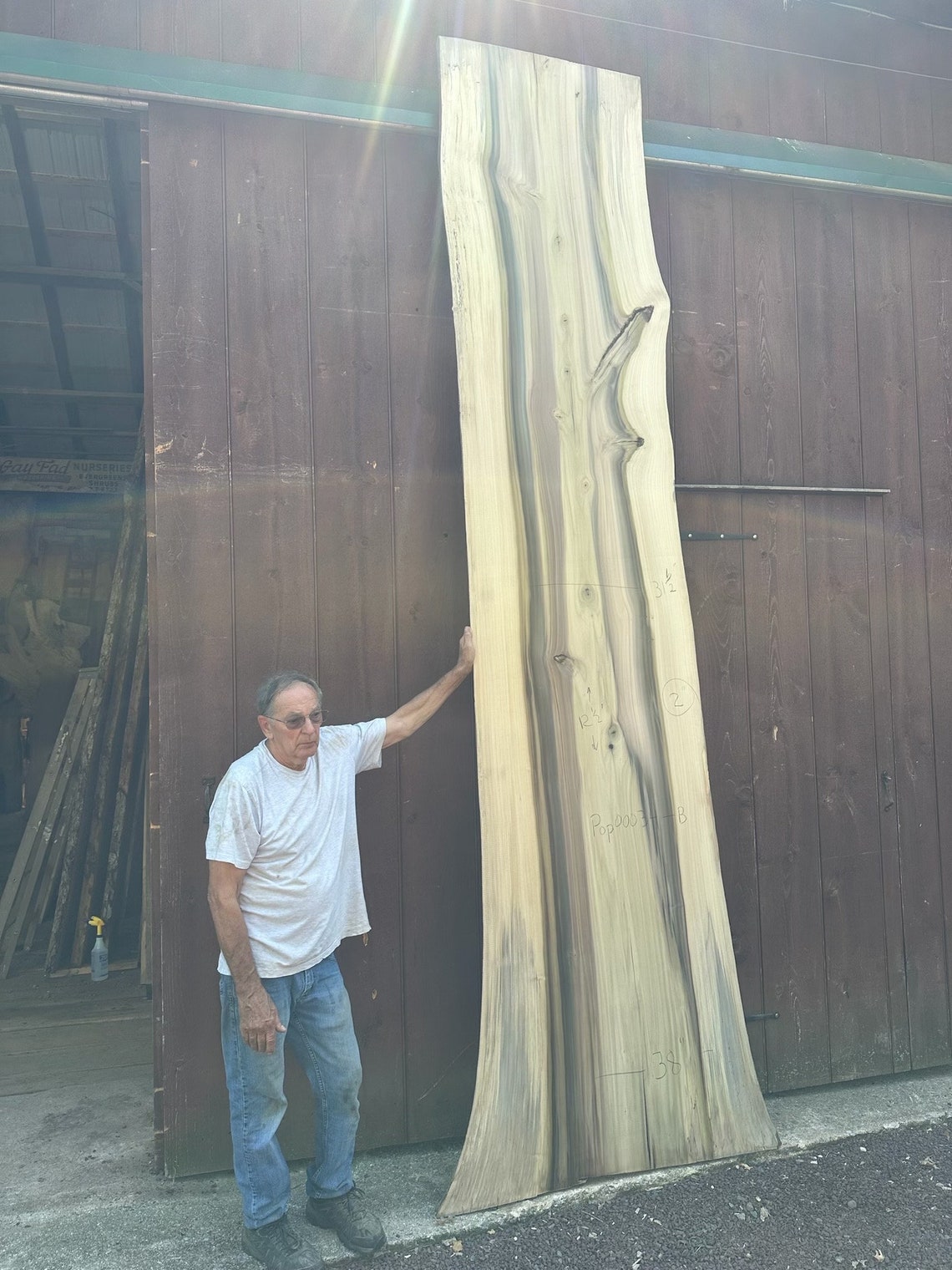 Rainbow Wood Tulip Poplar Slabs - Etsy