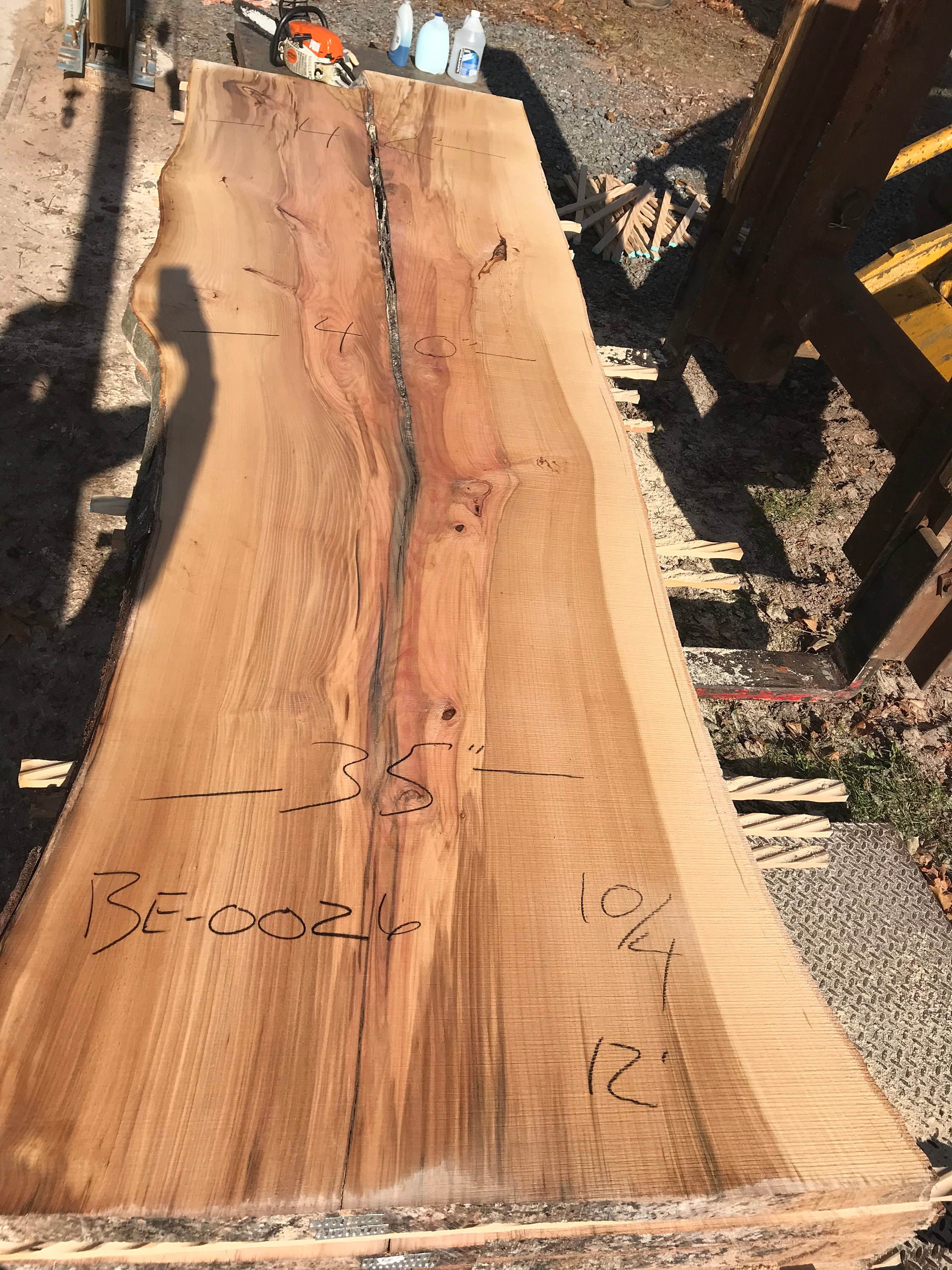12 Foot Beech Wood Slab - Etsy