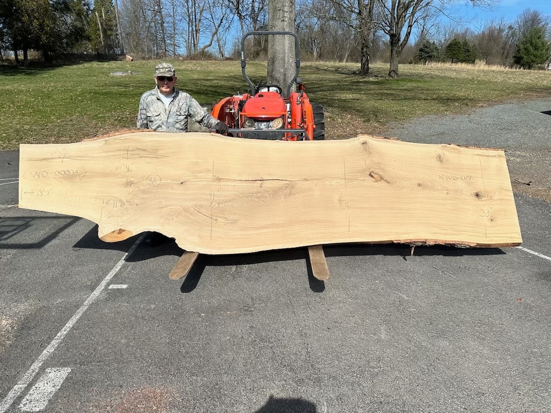 Large White Oak Wood Slabs Kiln Dried - Etsy