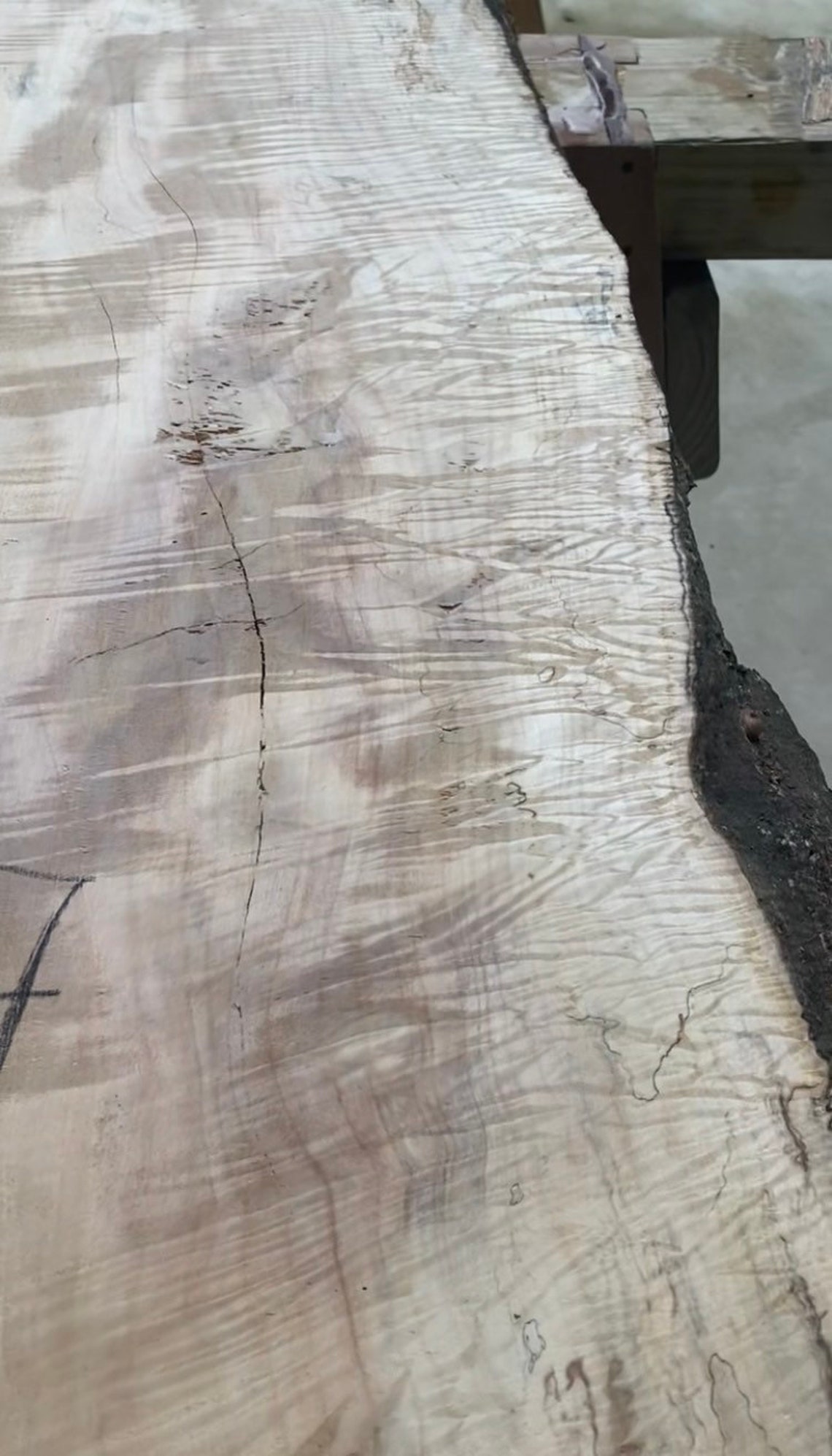 12 Foot Silver Maple Wood Slab for Dining Table, Island. - Etsy