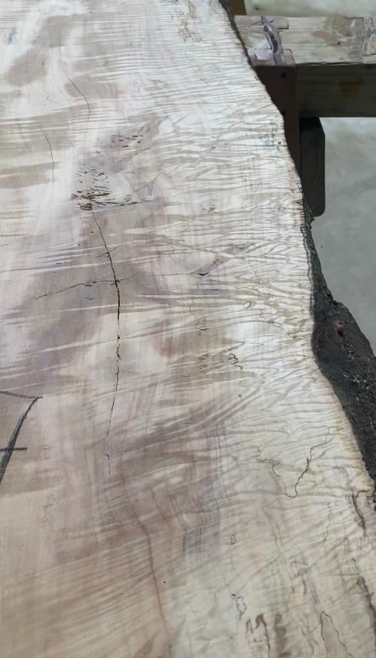 12 Foot Silver Maple Wood Slab for Dining Table, Island. - Etsy