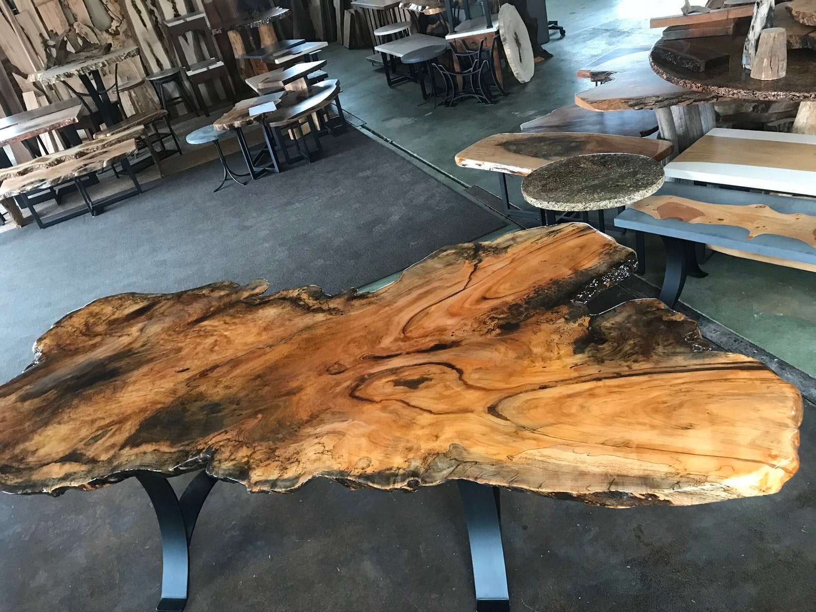 Wood Slab Coffee Table. Maple Wood Slab. Wood Slab Countertop. Live ...