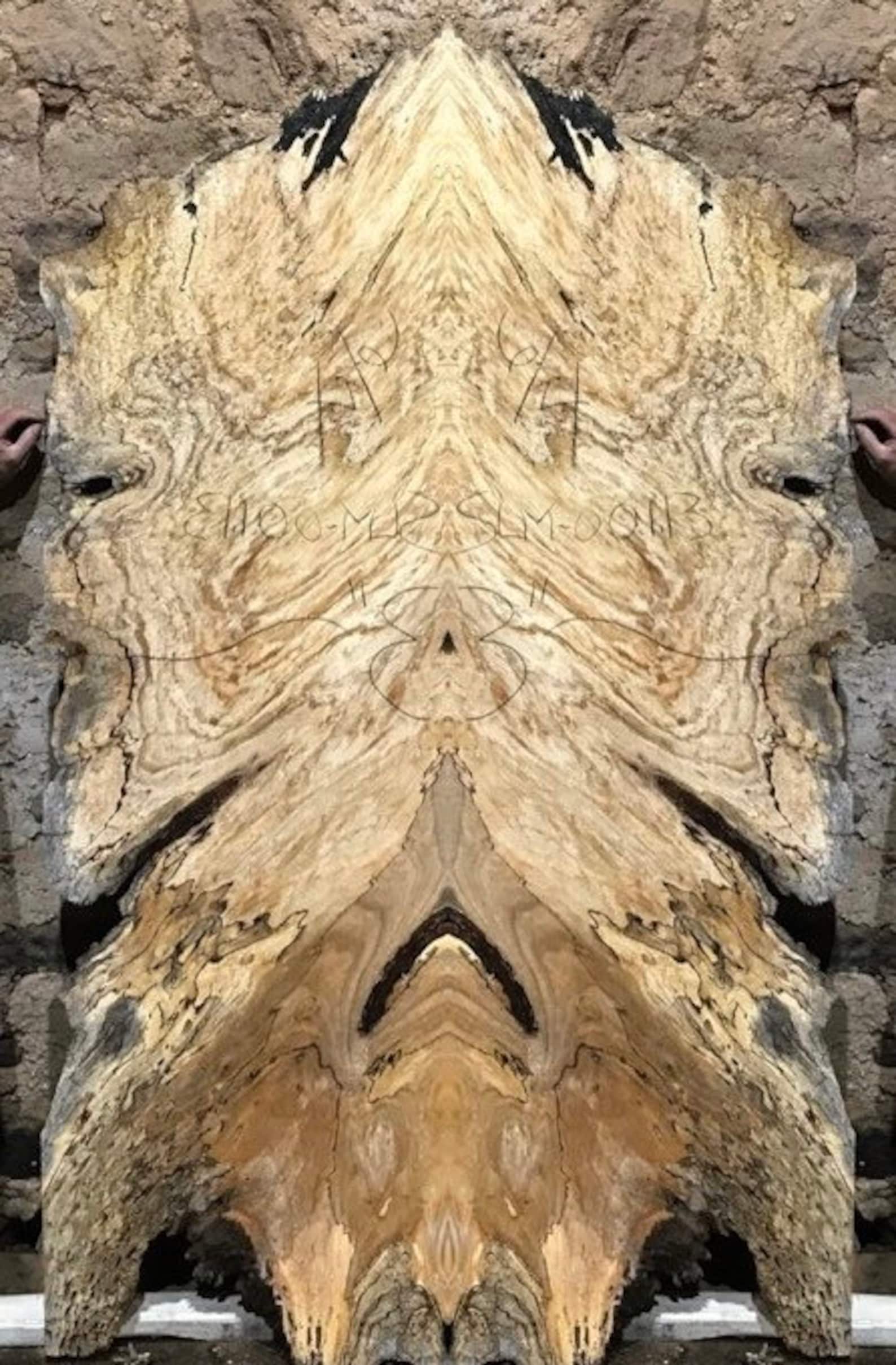 Custom Sliding Door 7.5 Foot Bookmatched Maple Wood Wood Slabs ...