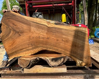 English Walnut Live Edge Wood Reclaimed Wood Slabs Kiln - Etsy