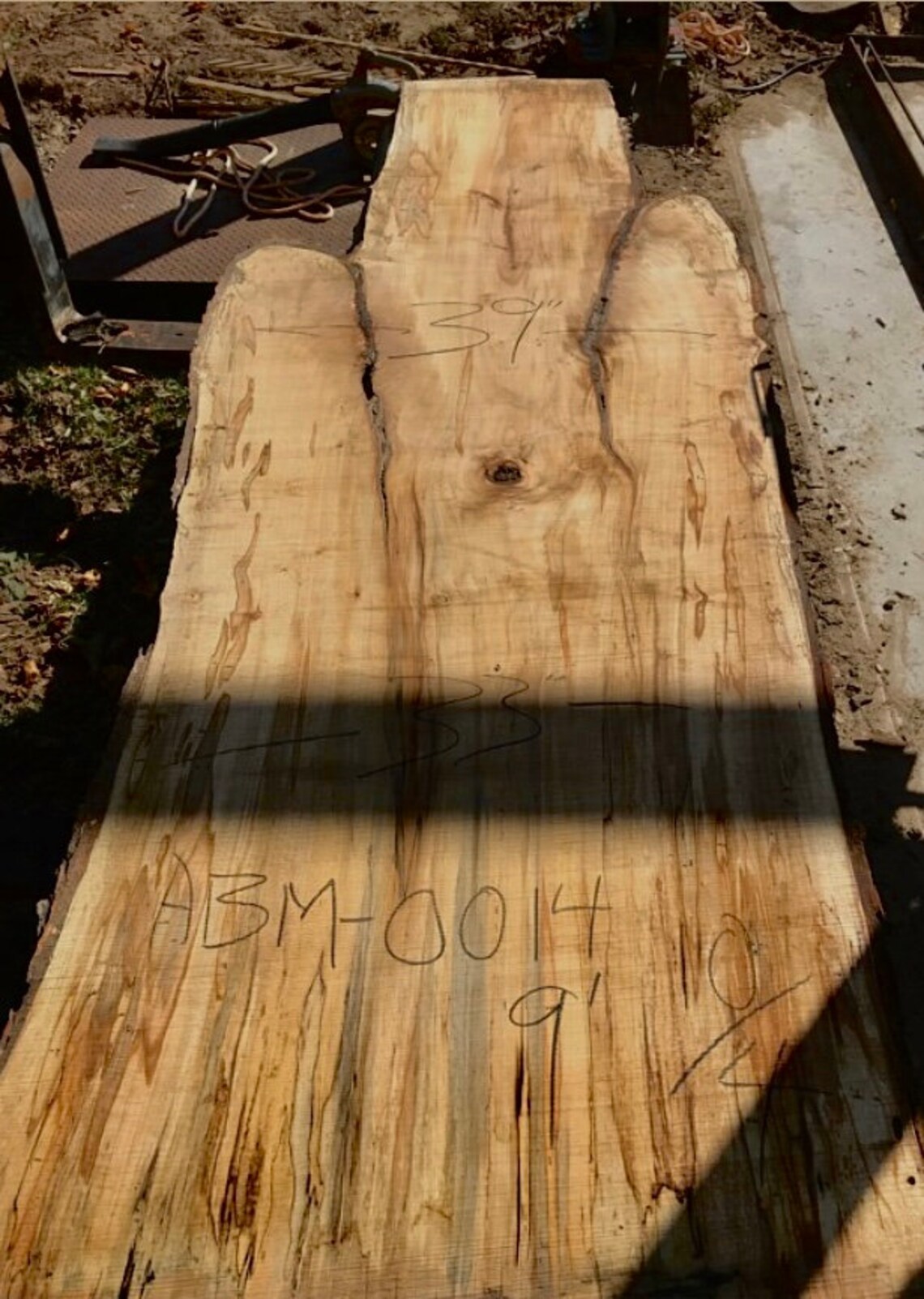 Nine Foot Maple Live Edge Wood Slab - Etsy
