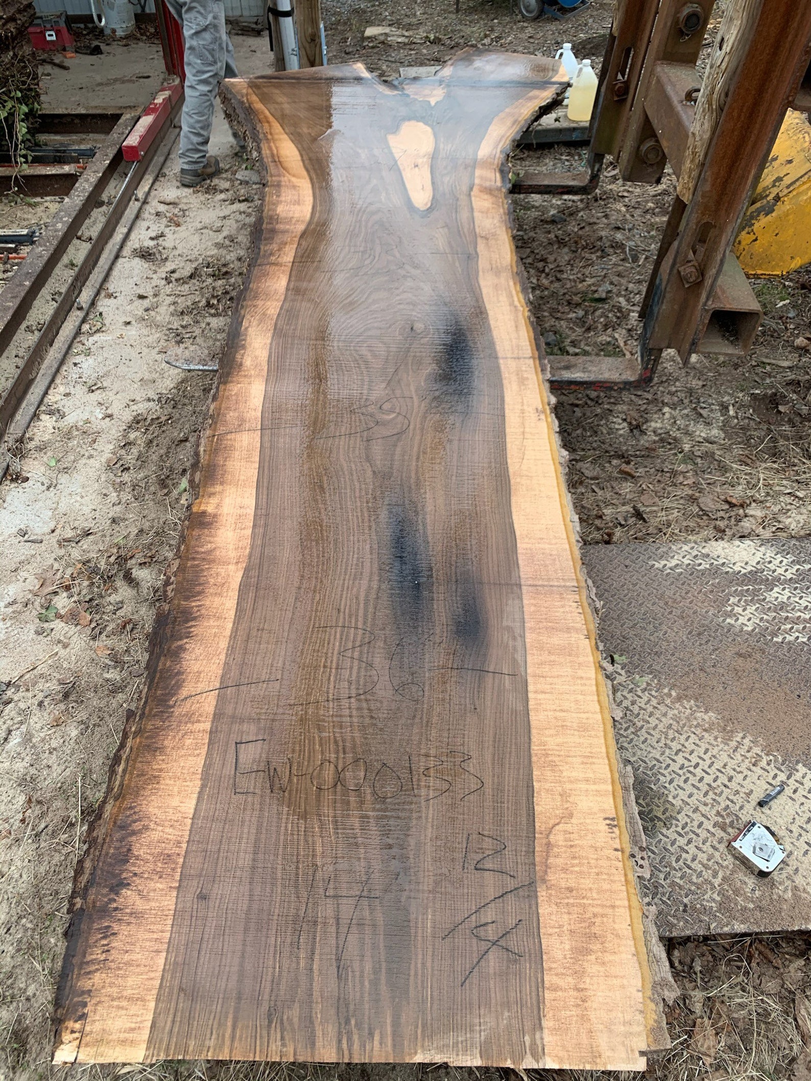English Walnut Dining Table Wood Slab - Etsy