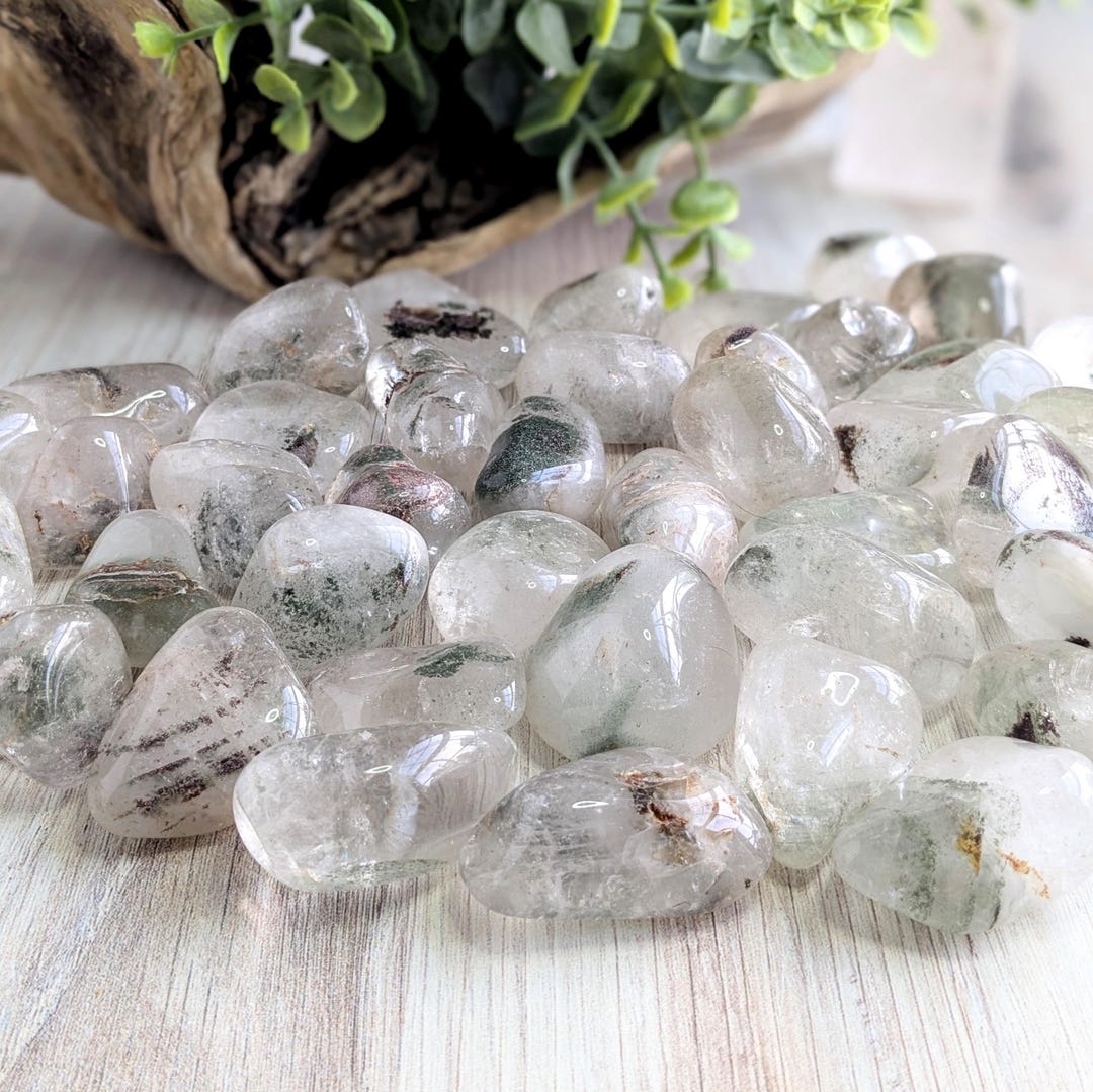 8 Oz Bulk Garden Quartz: Tumbled Lodolite, Scenic Quartz - Etsy