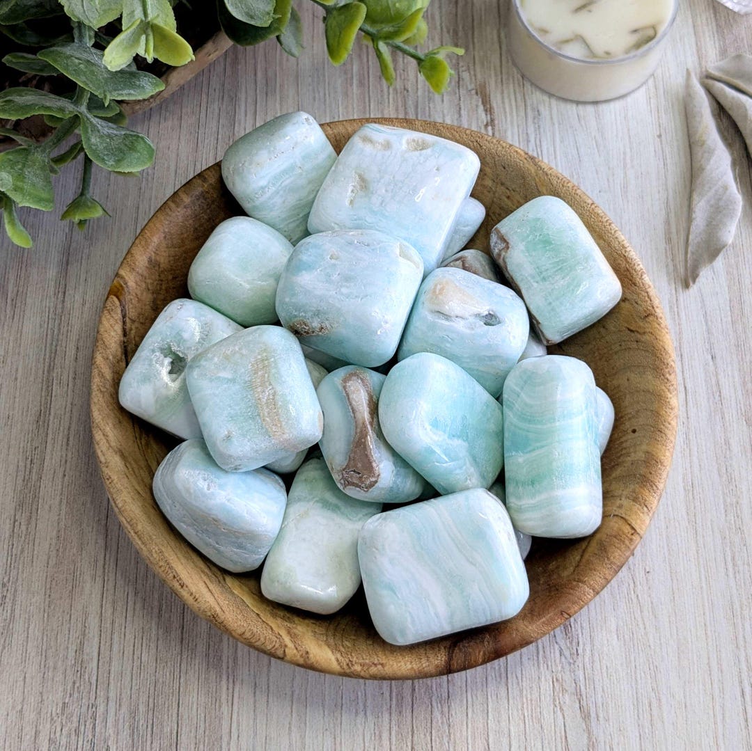 Caribbean Calcite Tumbled Stone - 20-30mm - Etsy