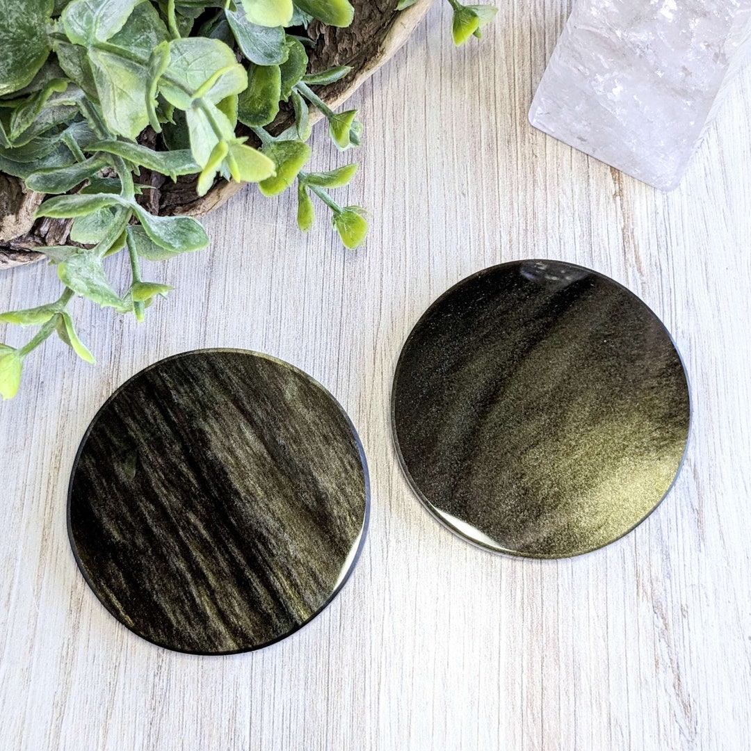 Gold Sheen Obsidian Mirror AAA Quality - Etsy