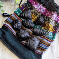 Set of 7 Peruvian CHUMPI KHUYA Stones - Hand Carved From Alabaster ...