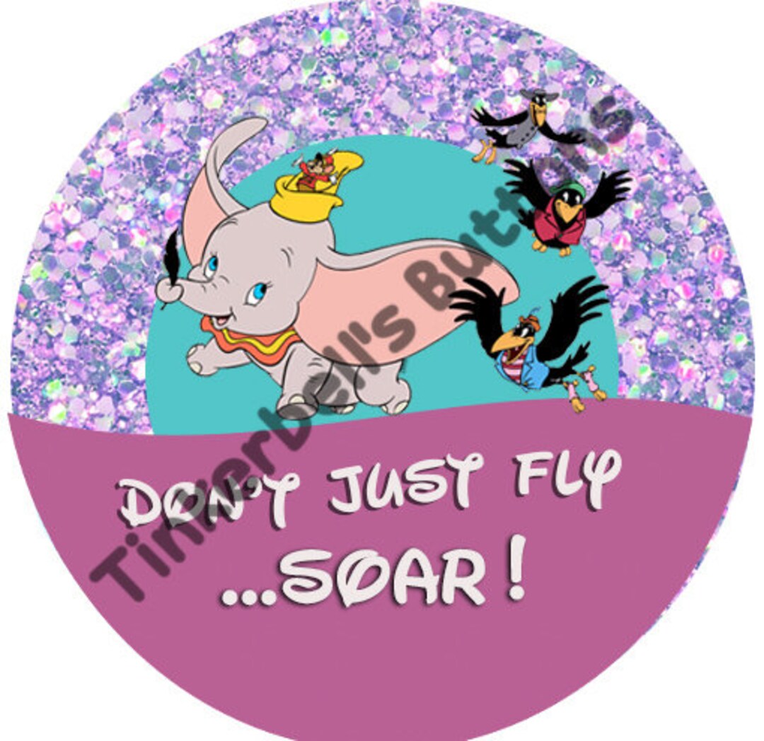 Dumbo Buttons-dumbo Pins-disney Dumbo Buttons-disney Buttons-disney ...