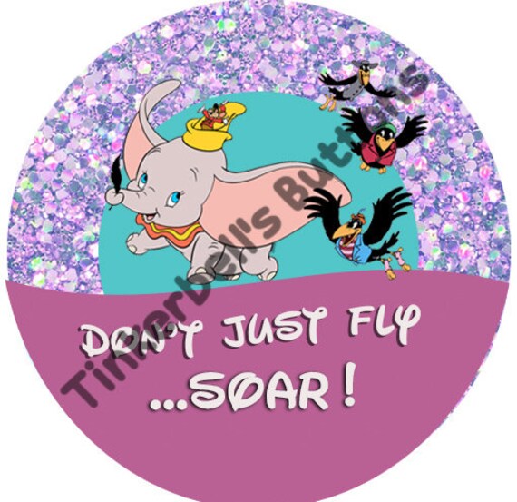 Dumbo Buttons-dumbo Pins-disney Dumbo Buttons-disney | Etsy