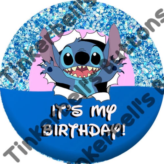 Disney Birthday Buttons Disney Birthday Pins-disney Birthday - Etsy