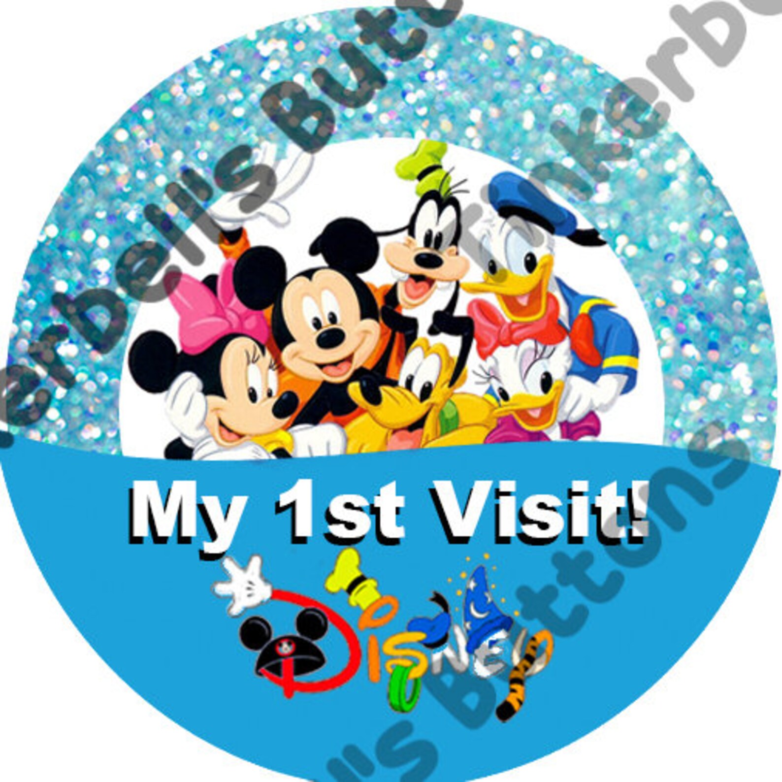 Disney Buttons-disney Pins-disney Park Buttons-disney Park - Etsy