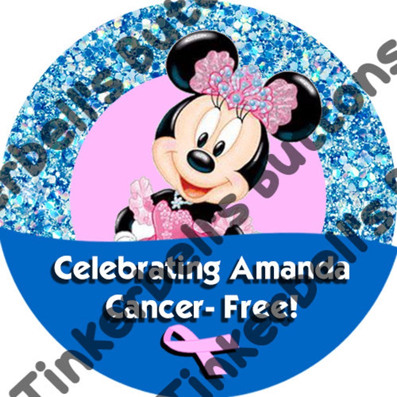 Fighting Breast Cancer Disney Buttons Breast Cancer Survivor - Etsy
