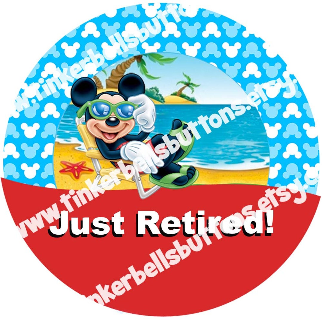 Disney Just Retired Buttons-disney Just Retired Pins-mickey Just ...