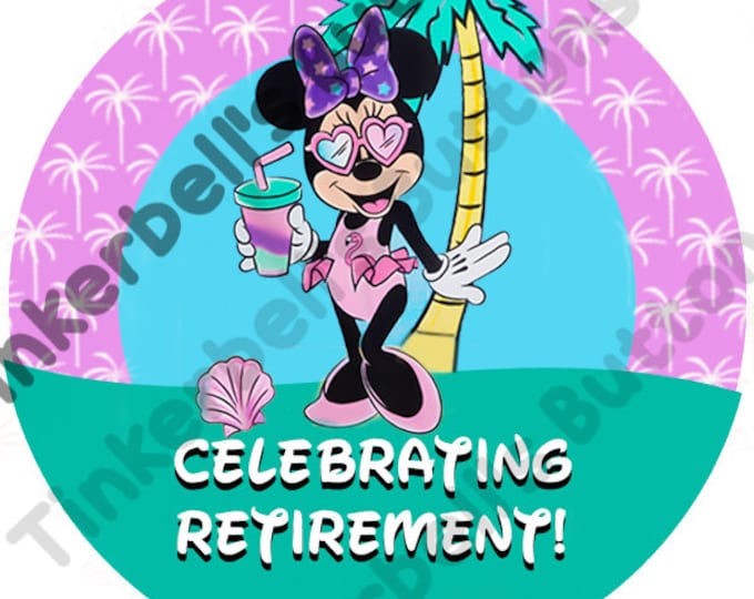Disney Just Retired Buttons-disney Just Retired Pins-minnie Retirement ...