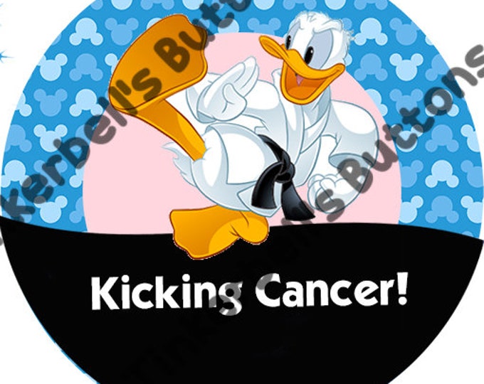 Fighting Cancer Disney Buttons- Cancer Survivor Buttons-disney Park ...