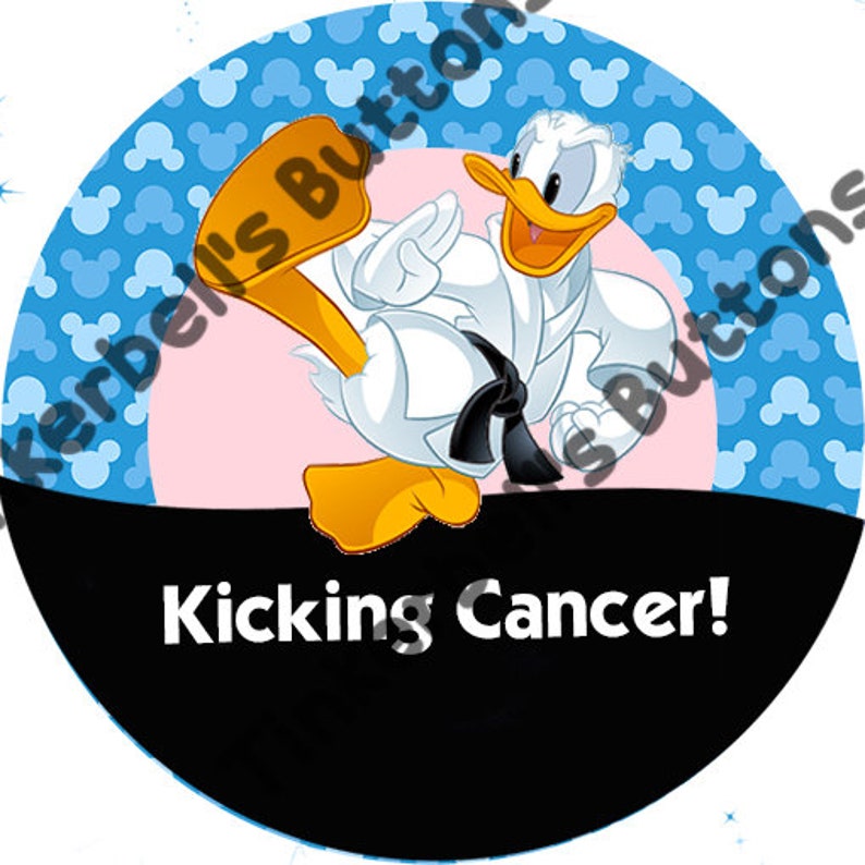 Fighting Cancer Disney Buttons Cancer Survivor Buttons-disney | Etsy