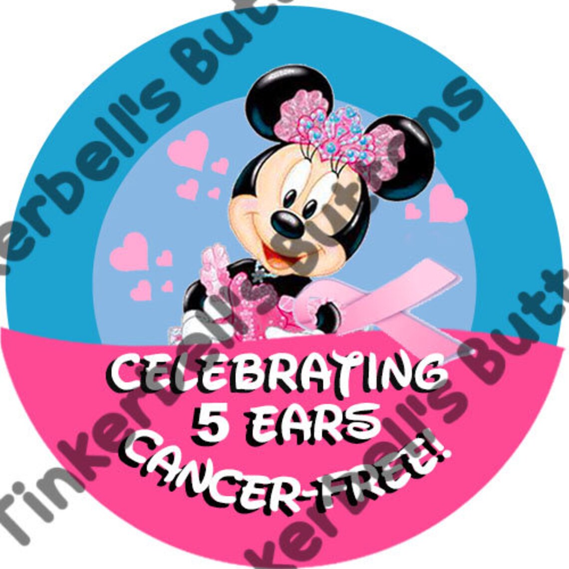 Fighting Breast Cancer Disney Buttons- Breast Cancer Survivor Buttons ...