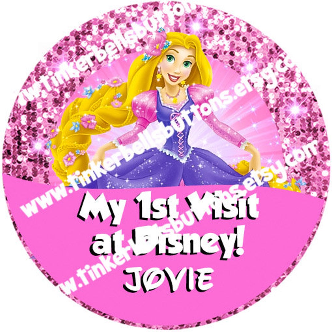 Disney First Visit Buttons-disney First Visit Pins-disney Family ...