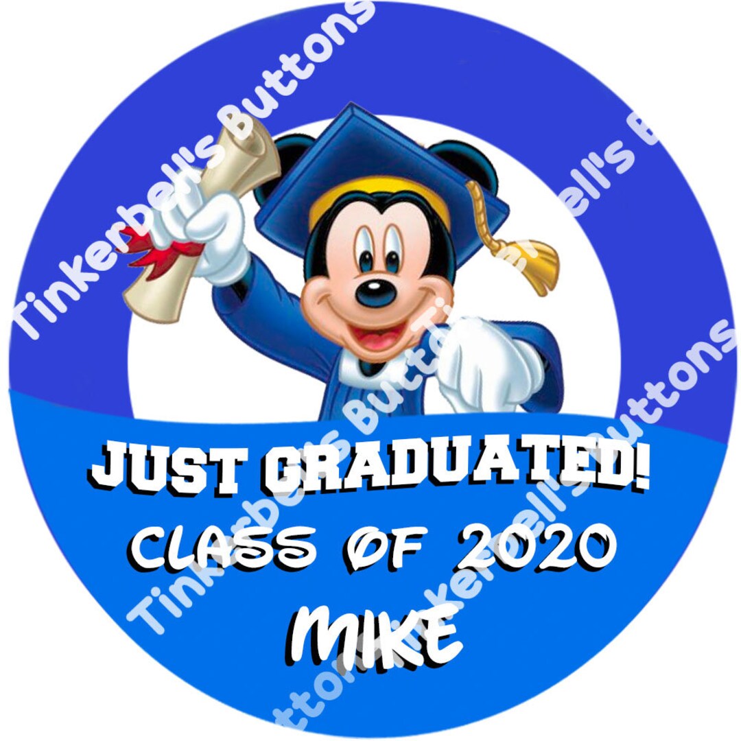 2022mickey Just Graduated Buttons-disney Buttons Disney Pins-disney ...