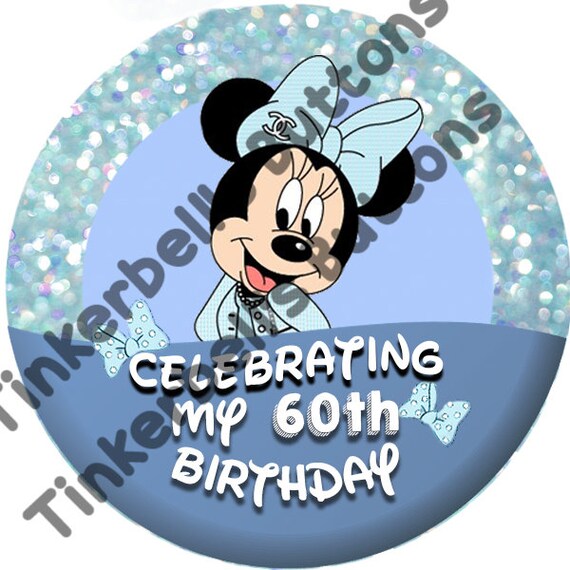 Disney Birthday Buttons-disney Birthday Pin-minnie Birthday | Etsy