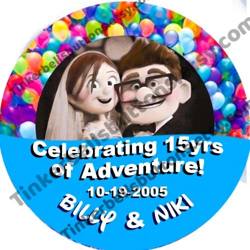 Carl and Ellie Anniversary Button-disney Anniversary | Etsy
