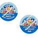 Tinkerbell Birthday Buttons-disney Birthday Buttons-disney Birthday ...