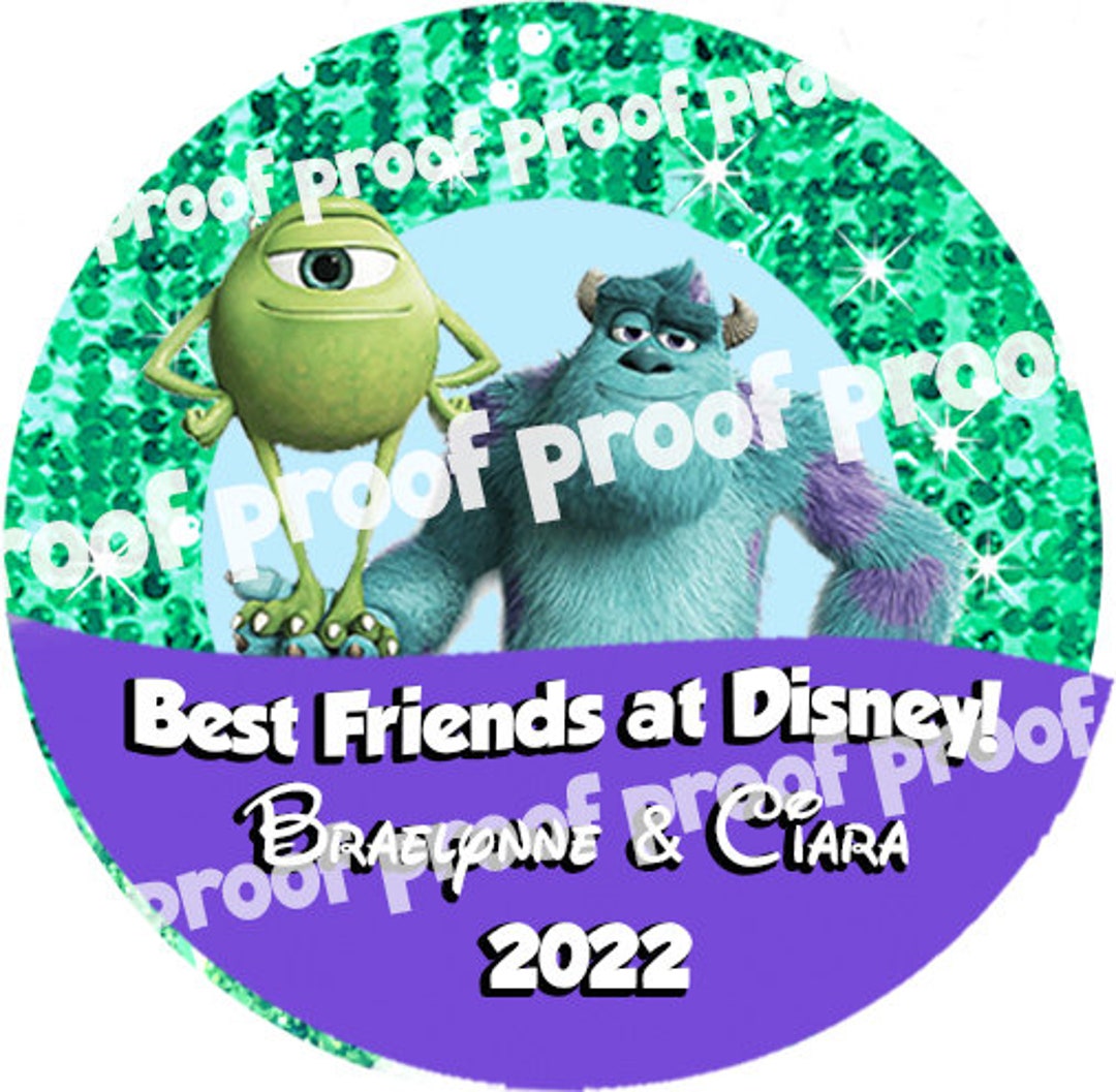 Disney Best Friends Buttons-disney Best Friends Pins-disney Buttons ...