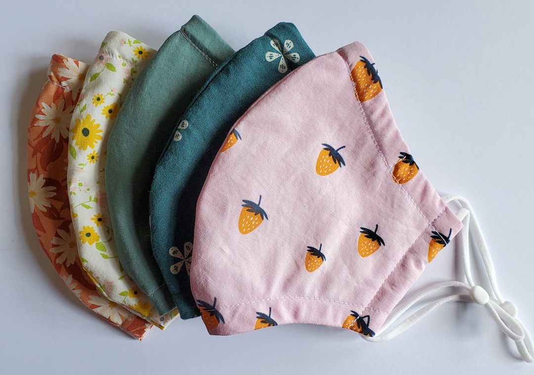 Washable Cotton Face Masks - Etsy